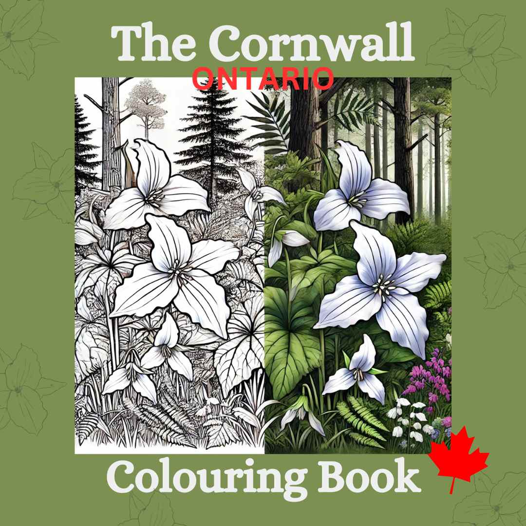 The Cornwall Ontario Colouring Book | The Elite Lizzard Publishing Company
